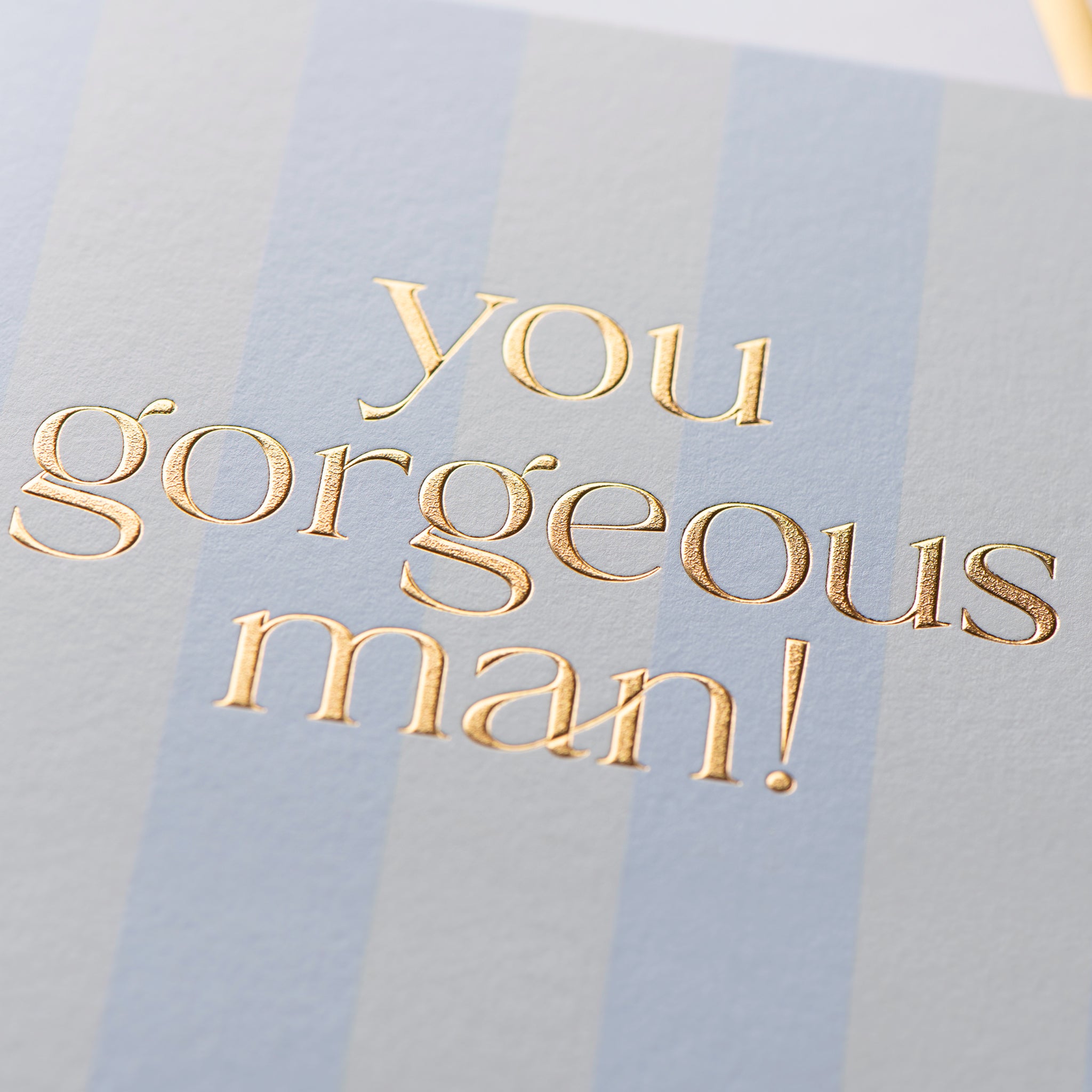 Gorgeous Man Card – Fox and Butler