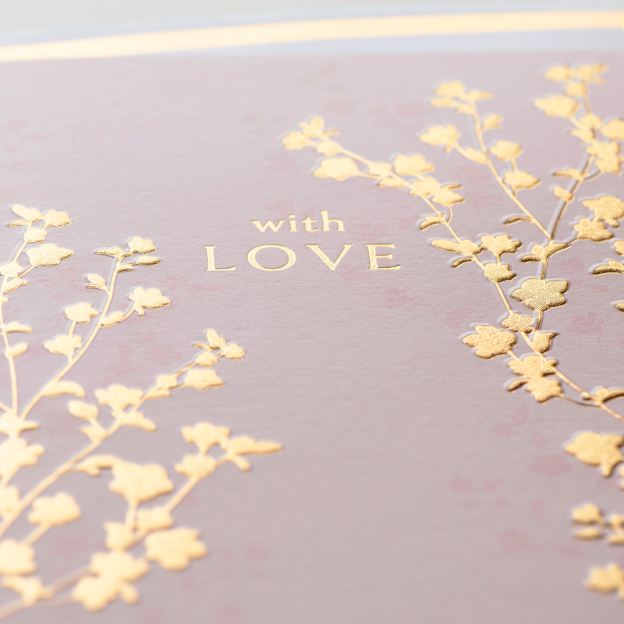 With Love Floral Card – Fox and Butler