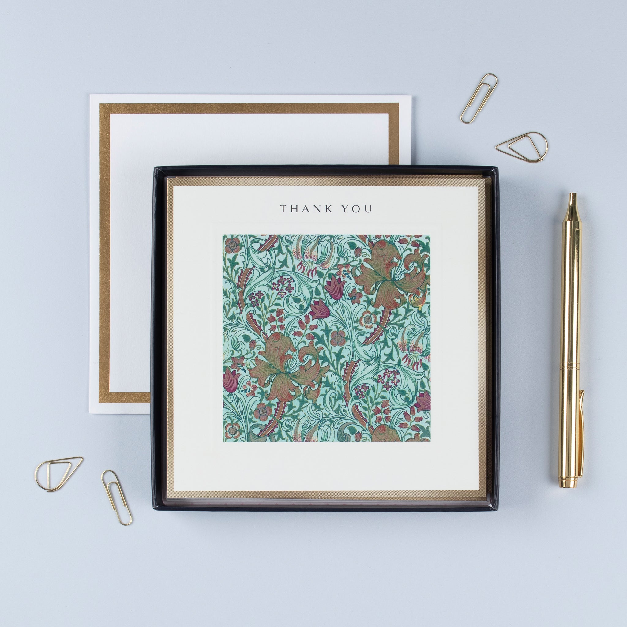 Thank You Floral Notecards – Fox and Butler